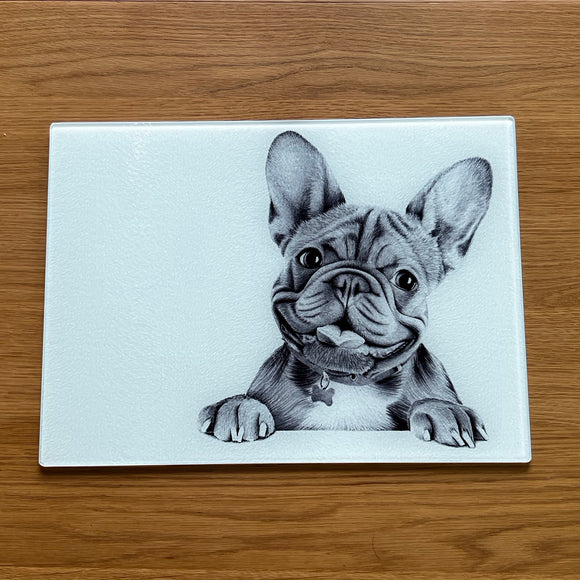 Stanley Frenchie Glass Chopping Board – Katherine Sheard Designs